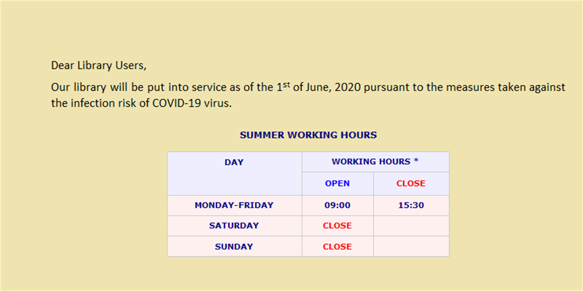Özay Oral Library - EMU